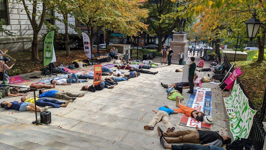 Extinction Rebellion Boston :: Climate Activists Celebrate 101 Days of ...