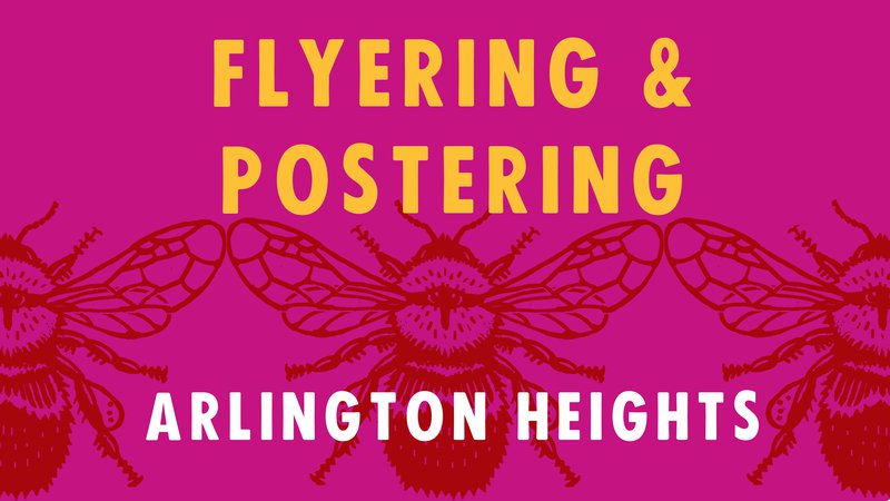 Extinction Rebellion Boston :: Flyering & Postering in Arlington Heights